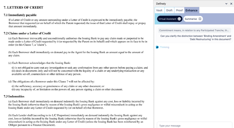 Definely – LegalTech for creating, drafting and reviewing contracts